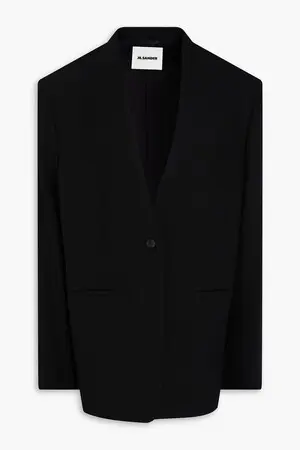 JIL SANDER Wool-canvas Blazer