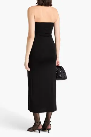 Tove Strapless Jersey Midi Dress