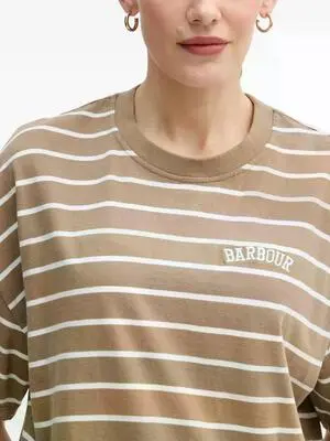 Barbour Striped Logo T-shirt