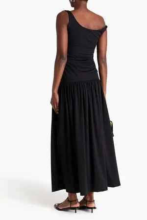 RÓHE Off-the-shoulder Ruched Stretch-jersey Maxi Dress