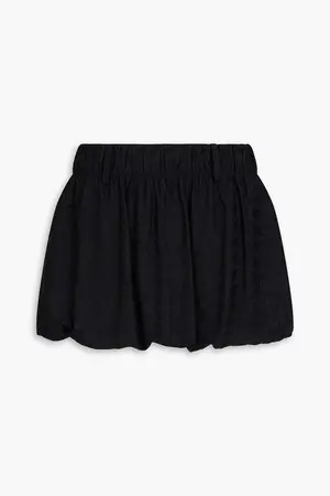 Bubble Hem Mini Skirts