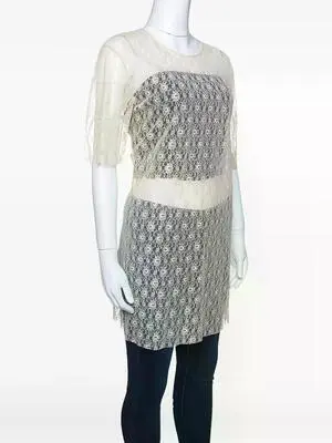 Stella McCartney Lace Patterned Sheer Top