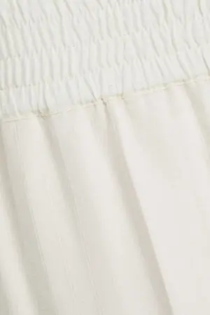 Victoria Beckham Satin Jacquard Straight-leg Pants