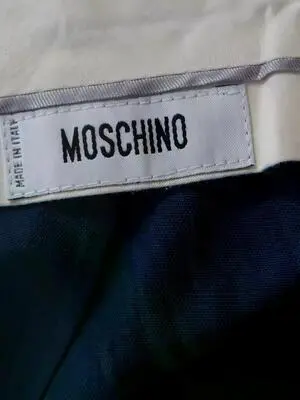 Moschino Embroidered Hem Waistband Trousers