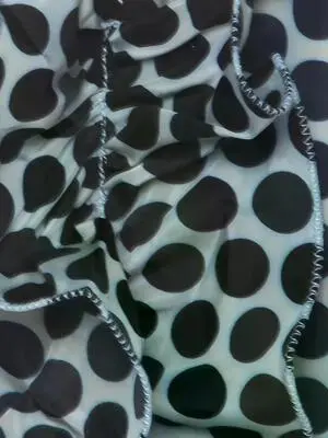 Marni Polka Dot Ruffle Midi Skirt