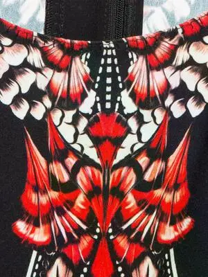 Roberto Cavalli Graphic Print Sleeveless Midi Dress