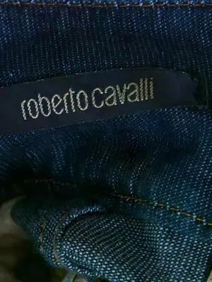 Roberto Cavalli Gold Button Jeans