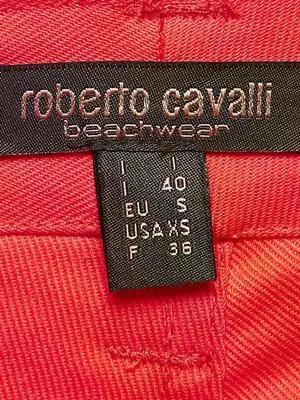 Roberto Cavalli Animal Print Trim Shorts