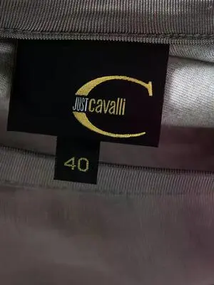 Just Cavalli Animal Print Ruched Top