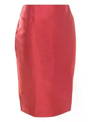 Escada Silk Pencil Skirt