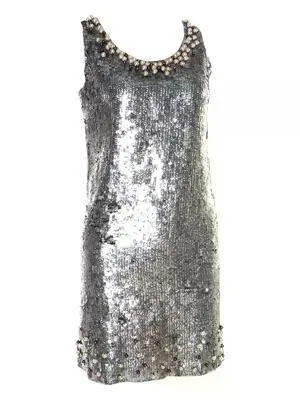 Valentino Garavani Sequin Embellished Sleeveless Dress