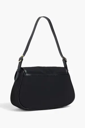 Bally Leather-trimmed Shell Shoulder Bag