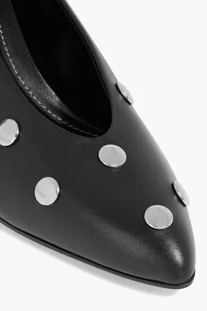 Bally Studded Leather Pumps