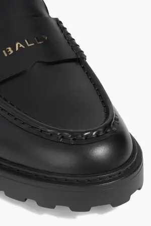Bally Laely Laser-cut Leather Loafers