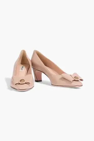 Bally Bemily Bow Detailed Leather Pumps