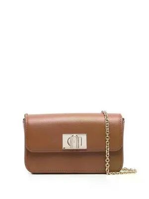 Furla Logo Plaque Satchel Bag