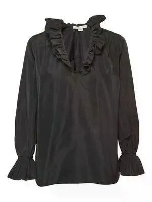Stella McCartney Ruffled Silk Blend Blouse