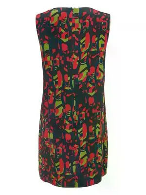 Missoni Sleeveless Geometric Print Silk Dress