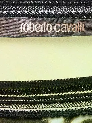 Roberto Cavalli Leopard Print One-shoulder Top