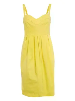 Moschino 2024 Pleated Sweetheart Neckline Dress