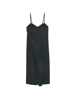Carven Open-back Silk Midi Dress
