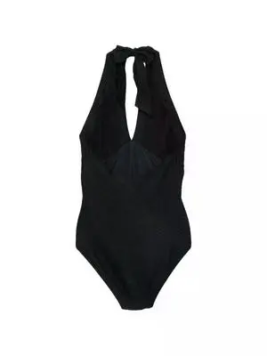 Heidi Klein Textured Halterneck Swimsuit