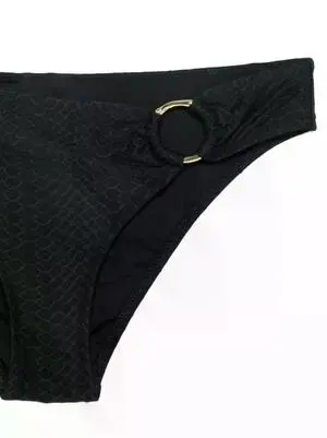 Heidi Klein Snake-effect Ring Detail Bikini Bottoms