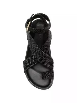 A.emery Jalen Woven Sandals - Black