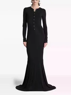 ANGELICA MONTINI Ludovica Button-up Maxi Dress
