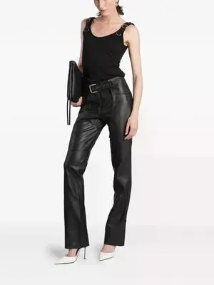 ANGELICA MONTINI Otto Belted Lace-up Trousers