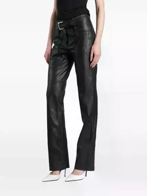 ANGELICA MONTINI Otto Belted Lace-up Trousers