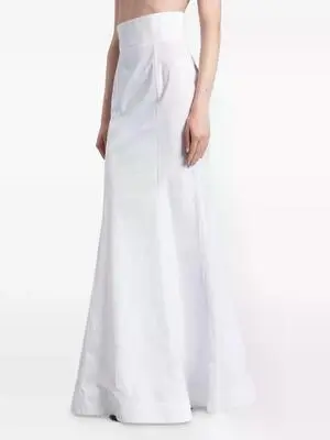 ANGELICA MONTINI Bianca High-waisted Maxi Skirt