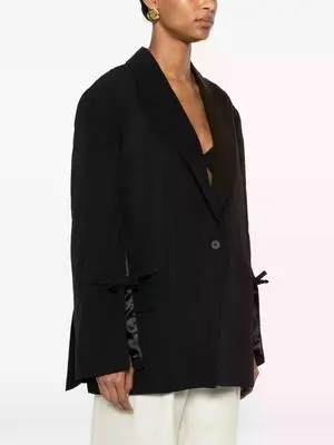 FRENKEN Bow-embellishment Blazer