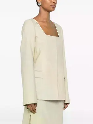Calvin Klein Camille Square-neck Jacket