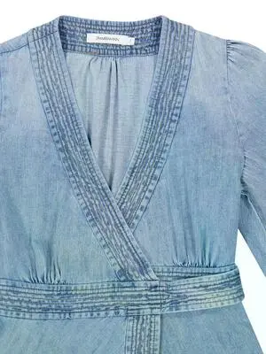 Zimmermann Indra Wrap Midi Dress