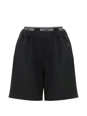Moschino Waistband Raw-cut Shorts