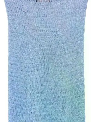 Kiki De Montparnasse Silk Crochet Maxi Skirt
