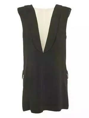 Elisabetta Franchi Double-breasted Chain-detail Mini Dress