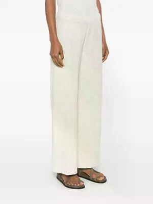 Suzie Kondi Terry Cloth Wide Leg Trousers