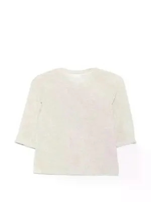 Suzie Kondi Light Crew Neck Short Sleeve T-shirt - Grey