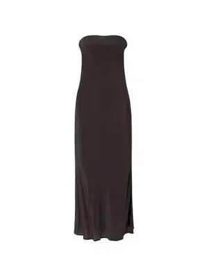 Pinko Strapless Satin-finish Dress