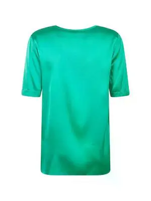 HER SHIRT Satin-finish T-shirt