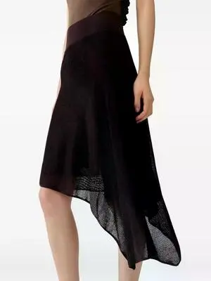 Jacquemus The Voile Asymmetric Skirt