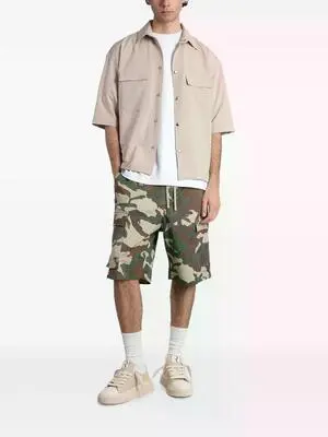 STATE OF ORDER Short-sleeved Flap-pocket Shirt - Neutrals