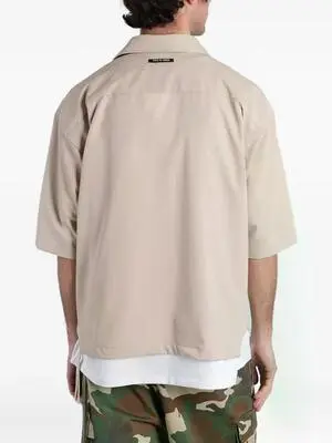 STATE OF ORDER Short-sleeved Flap-pocket Shirt
