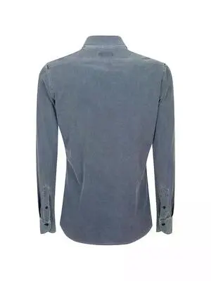 TINTORIA MATTEI 954 Textured Long-sleeve Shirt