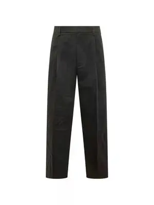 MORDECAI Pleated Straight-leg Trousers