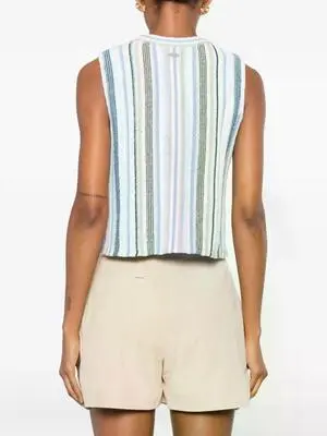 Barbour Josie Knitted Stripe-pattern Top