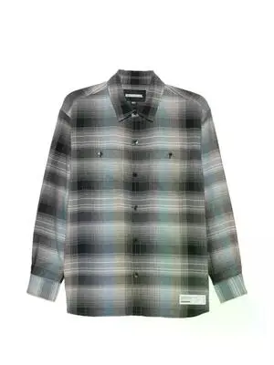 NEIGHBORHOOD Check-pattern Long-sleeve Shirt - Grey