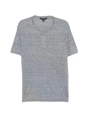 Michael Kors Marl-knit T-shirt - Blue